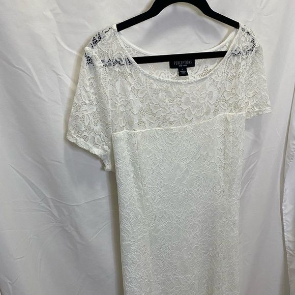 Perceptions New York | Dresses | Perceptions New York Gorgeous White ...